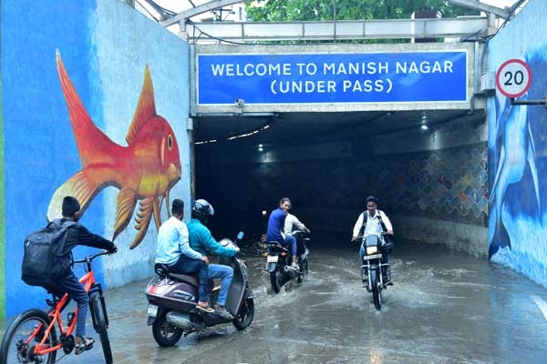 वादळ- वारा नाही, केवळ धारा Ngapur Rain - Tarun Bharat Nagpur