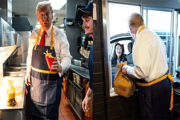 VIDEO : ट्रम्प Trump making french fries - Tarun Bharat Nagpur